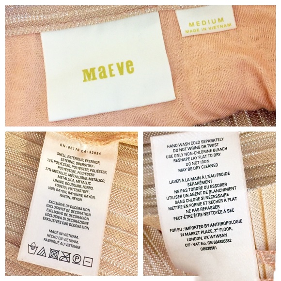 Anthropologie | Skirts | Anthropologie Maeve Ambra Metallic Rose ...